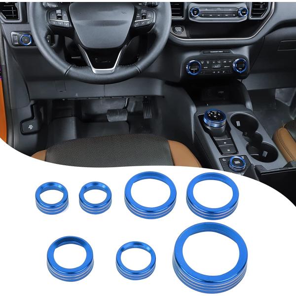 商品名RT-TCZ Center Console Air Conditioner/Audio Volume/Gear Shift Switch Knob Cover &amp; Headlight Knob Cover &amp; 4WD ...