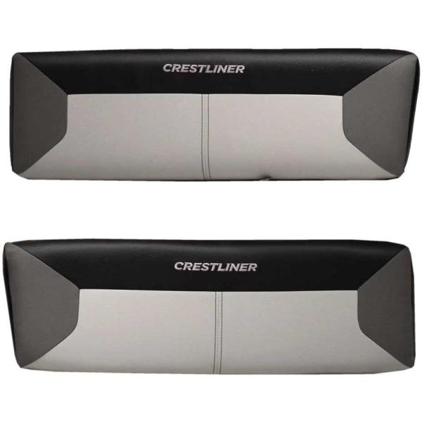 商品名Crestliner Boat Backrest Cushion Set 2279639 | 1650 Gray / Black 2PCブランド：Generic商品サイズ：商品番号：Wise-Carlyle色：素材：Vinyl