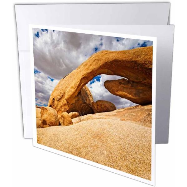 商品名3dRose Sandstone Arch at White Tank in Joshua Tree National park - Greeting Cards (gc-361523-1)ブランド：3dRose商品サイズ：Set o...
