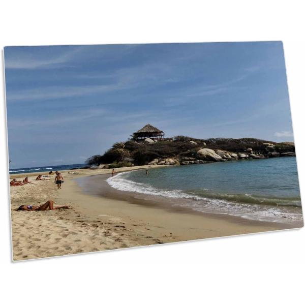 商品名3dRose Colombia, Tayrona Park, Cabo San Juan de la Guia. Beach. - Desk Pad Place Mats (dpd-141116-1)ブランド：3dRose商品サイズ：...