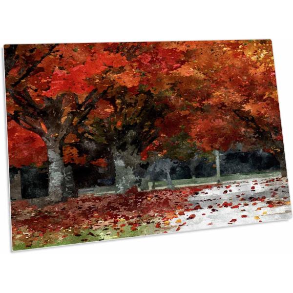 商品名3dRose Fall Colored Maple Trees and Park Path Setting Painted. - Desk Pad Place Mats (dpd-251768-1)ブランド：3dRose商品サイズ：商...
