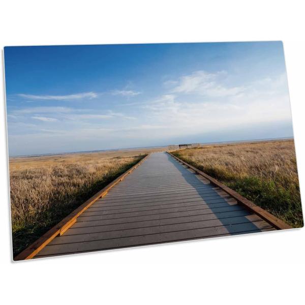 商品名3dRose Walkway Going Through The Badlands National Park, South. - Desk Pad Place Mats (dpd-260030-1)ブランド：3dRose商品サイズ：...