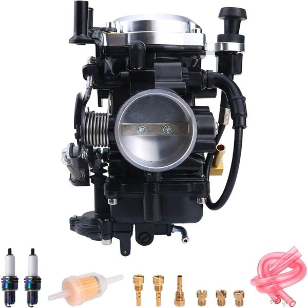 商品名CV40 Carburetor with Choke Cable, for Harley Davidson Sportster XL XLH 883 1200 Softail Touring Dyna Road King Carb 2...