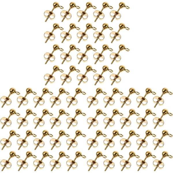 商品名COHEALI Wedding Decorations Wedding Decor 60 Pieces Earrings Accessories Post Earring Studs Stainless Steel Post Earr...