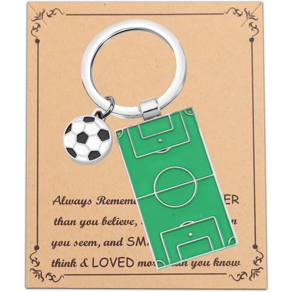 商品名FUSTMW Soccer Keychain Gifts Soccer Lovers Gifts Soccer Team Gifts for Soccer Players Soccer Field Pendant Soccer Key...