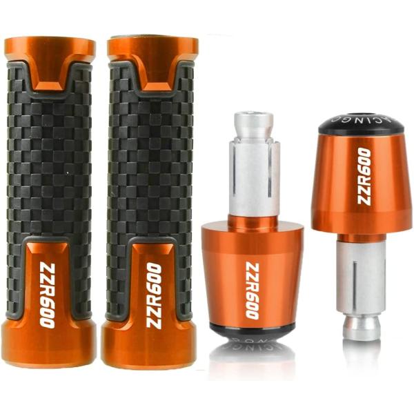 商品名オートバイのハンドルバーハンドル に適合する KAWASAKI ZZR600 1990-2004 ZZR 600 オートバイ 7/8” 22mm ハンド グリップ ハンドルバー ハンドル グリップ エンド プラグANGELIA COM...