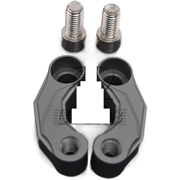 商品名Mirrors Motorcycle Aluminum Mirrors Riser Extension Brackets Adapter Fit for B-MW R1200GS LC R1200GS ADV F800GS Exten...