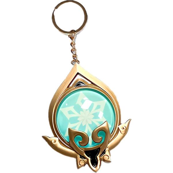 商品名Sonsoke Genshin Impact Vision Keychain Sumeru Cryo Electro Pyro Anemo Geo Dendro Hydro Key Chain Pendant Keyring Cosp...