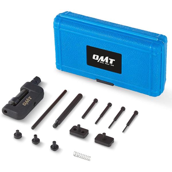 商品名OMT Chain Breaker, 19pc Chain Brake Tool Kit with C Frame 3 Anvils 5 Break Tips, Dirtbike ATV Bicycle Motorcycle Chai...