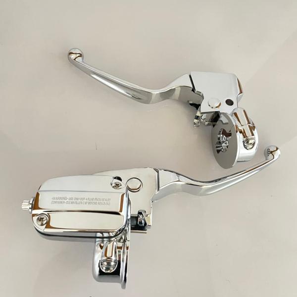商品名FEVER75 Chrome Hydraulic Clutch Brake Master Cylinder Lever Harley 14-16 Control Kit CNC,Silverブランド：Generic商品サイズ：商品番号...