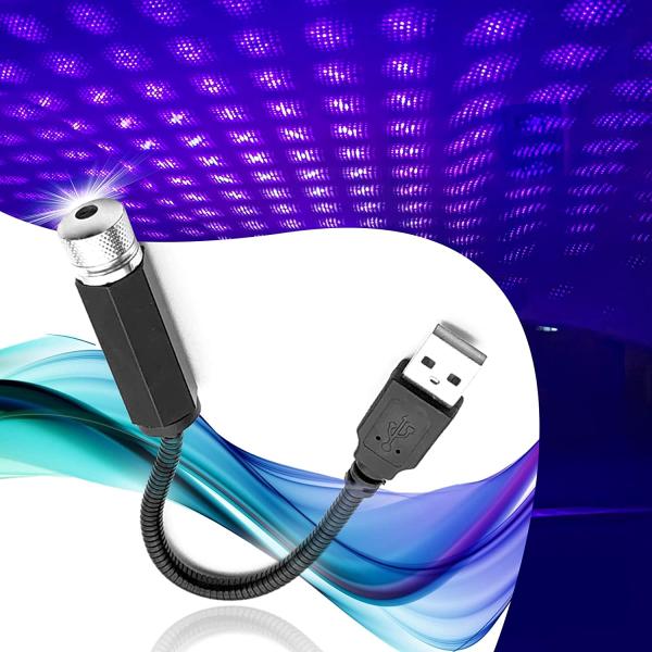 商品名USB Car Roof Star Projector Night Light, Portable Adjustable LED Car Interior Ambient Light, Plug and Play Night Ligh...