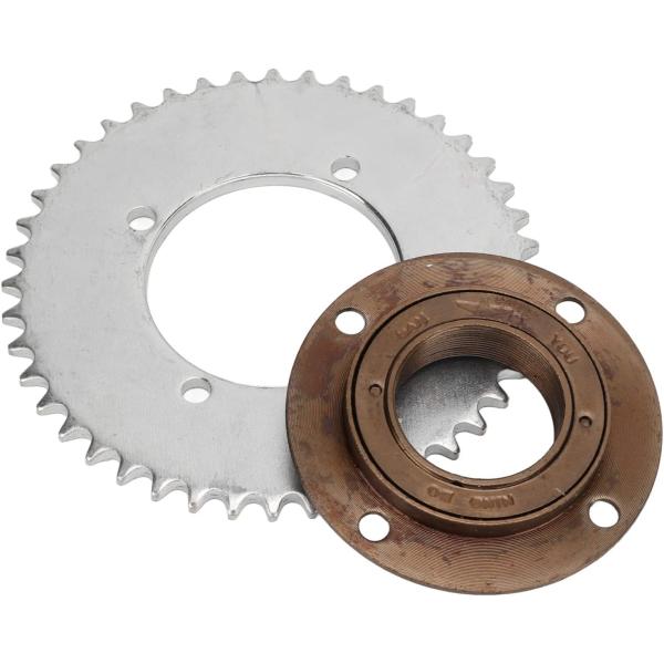 商品名HERCHR 4 Hole Toothless Freewheel, T8F 44T Rear Steel Chain Sprocket Kit for Mini Motorcycles ATVsブランド：HERCHR商品サイズ：重量...