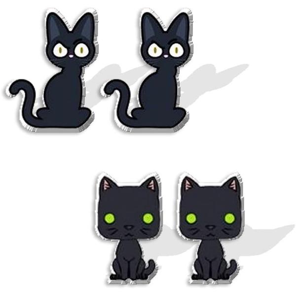 商品名Halloween Hocus Pocus Binx Stud Earrings for Women Girls, Sanderson Sisters Costume Accessories (Hocus Pocus Stud Set...