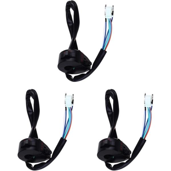 商品名FAVOMOTO Switches of 3 Handlebar Switch Motorcycle Handlebar Light Switch Handlebar Switch Mount Motorcycle Handlebar...