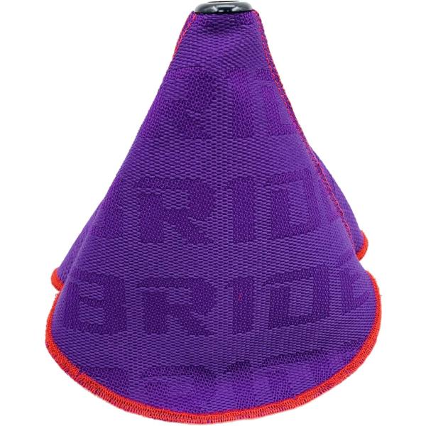 商品名YEHICY Universal Shift Knob Shifter Boot Dust Cover Purple Canvas Hyper Fabric Racing Car Gear Shift Knob Collars MT/...