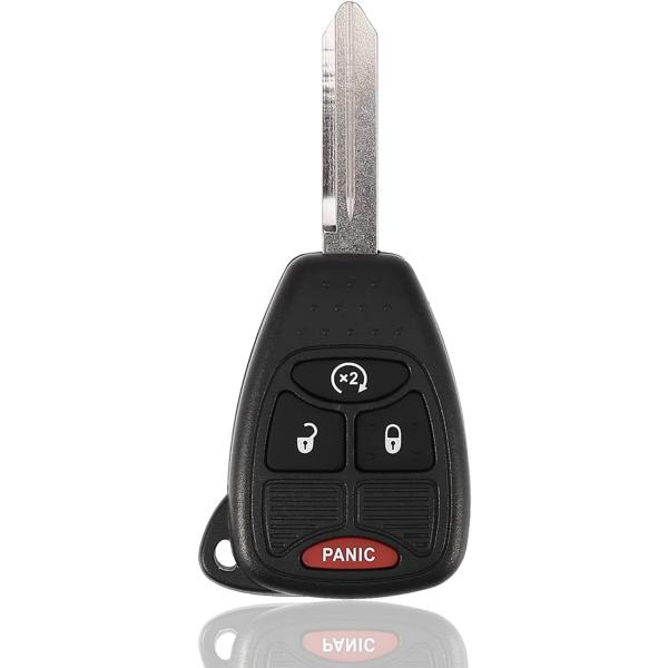 商品名TOP-VIGOR 1個 315Mhz OHT692713AA キーレスエントリーリモートカーキーフォブ Jeep Wrangler Compass Patriot Dodge Caliber Nitro 2007-2018に対応 4...