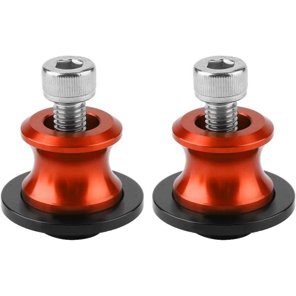 商品名Swingarm Stand Paddock, Easy Installation Colorfast CNC Aluminum Alloy Universal Motorcycle Swing Arm Spools Slider S...