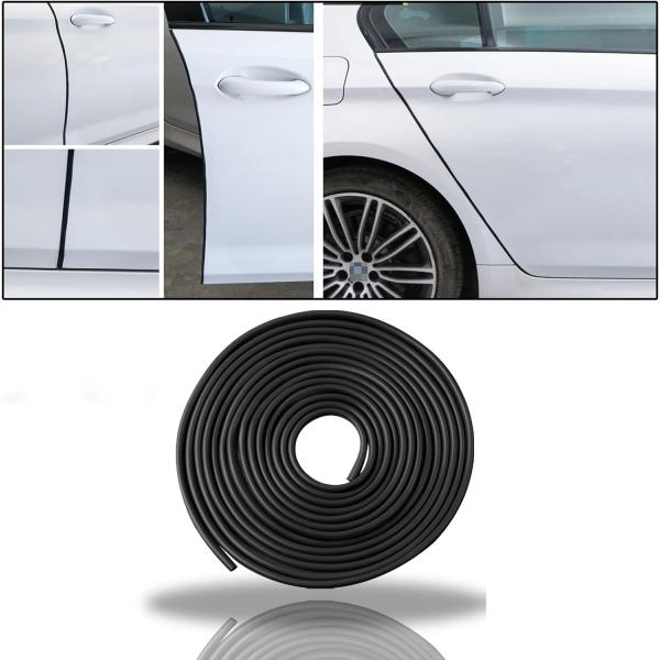 商品名Miytsya 1 PC Car Door Edge Decorative Strips, 10M/32FT Universal Car Doors Rubber Seal Protector, Edge Scratch Protec...