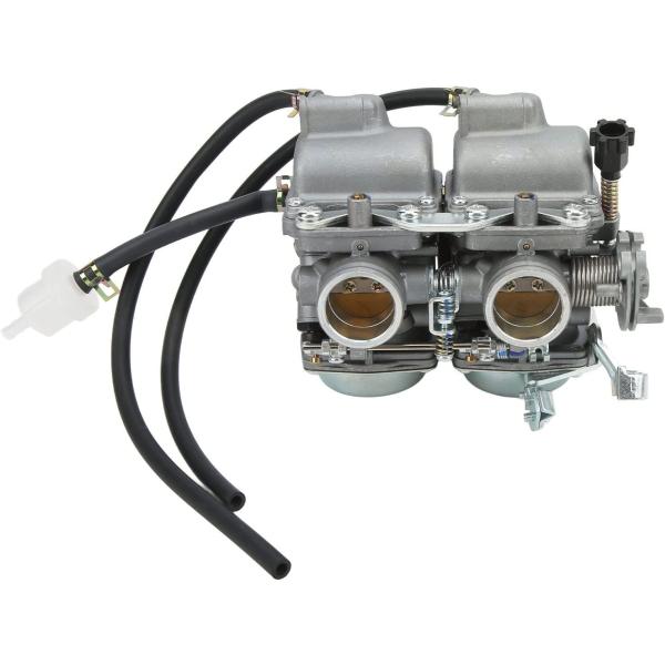 商品名Choke New Carburetor， Motorbike Double Cylinder Carburetor，Motorcycle Twin Cylinder Carburetor 26mm Intake ID Replace...