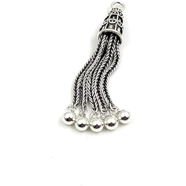商品名ALBASHAN S925 sterling silver tassel pendant DIY tasbih (style 1)ブランド：ALBASHAN商品サイズ：商品番号：style 1色：silver素材：Zinc
