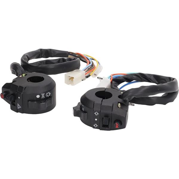 商品名Uxsiya Motorcycle Headlight Switch, Handlebar Control Switch Assembly Nylon Shell 2PCS for Motorbike Accessoriesブランド：...