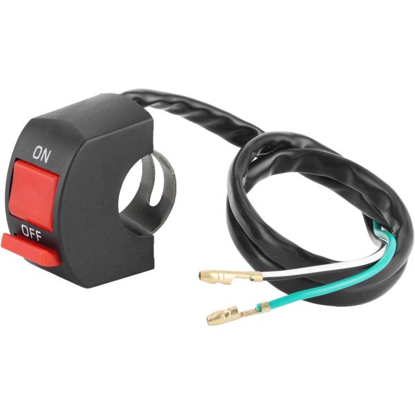 商品名Vifemify Universal Motorcycle Led Light Switch Handlebar Headlight Control On/Off 22-25mm Easy to Use and Install.ブラン...