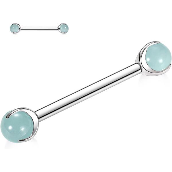 商品名14G ニップル 舌リング G23 チタン ニップル ジュエリー ストレート バーベル ニップル 舌バー 12mm-18mm, その他FUNLMO 14G Nipple Rings Nipple Piercings Tongue Ri...