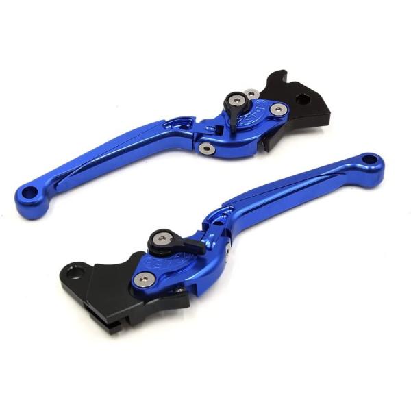 商品名Qtqgoitem Pair Blue Motorbike Motorcycle Front Disc Brake Adjustable Clutch Hand Levers (model: e83 78d be2 6a1 d64)ブ...