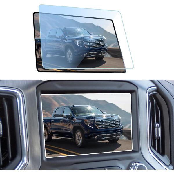 商品名GFJNFG Tempered Glass Screen Protector for 2014-2021 GMC Sierra 1500/2014-2023 Sierra 2500HD 3500HD 8 Inch Center Con...