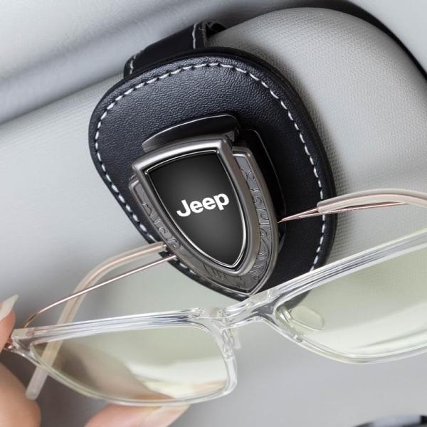 商品名Sunglasses Holder for Car Visor,Clip-on Glasses Holder Car Glasses Holder Visor Sunglasses Clip for Car with Logo Com...
