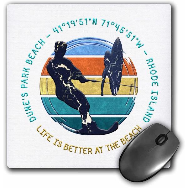 商品名3dRose Dunes Park Beach, Westerly, Rhode Island Summer Travel Mouse Pads (mp-365952-1)ブランド：3dRose商品サイズ：商品番号：mp_365952...