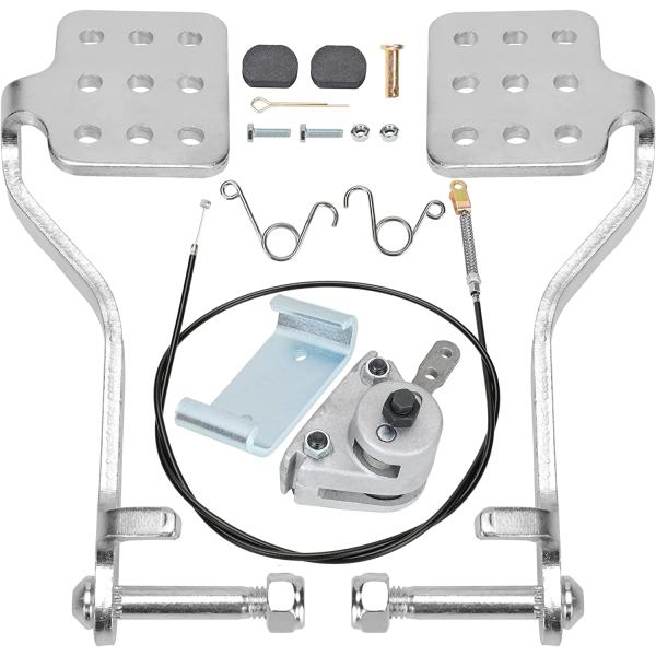 商品名GREHUA Upgrade 56"" Brake Cable Mechanical Brake Caliper and Bracket Brake Throttle Pedals Return Springs for Predato...