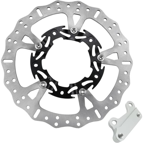 商品名POWERJAMES 14.0"" Big Floating Brake Rotor for Harley Davidson Prodigy Tomahawk Enforcer Impeller Wheel Touring Road ...