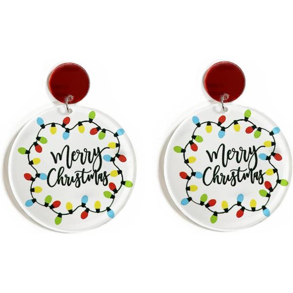 商品名カラフル 樹脂 アクリル 教師 学生 ダングルイヤリング かわいい レインボー イヤリング レディース ガールズ ジュエリー 新学期 先生へのギフト, アクリル, 宝石なしColorful Resin Acrylic Teacher ...