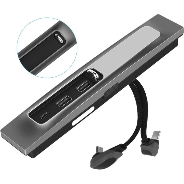 商品名Tesla Model 3 Model Y インテリジェントドッキングステーション センターコンソール スライドカバー 防塵 USBハブ PD高速充電ポートと自動LEDアンビエントライト付き Tesla Model 3アクセサリー用U...