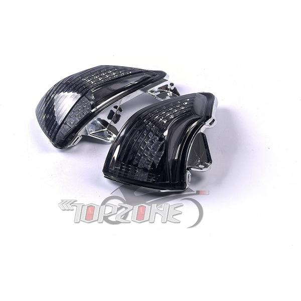 商品名TOPZONE Compatible For Kawasaki 2009 -2010-2011 EX650 ER-6F/ Ninja 650; 2009-2010-2011 ER-6N; Front Turn Signal Light...