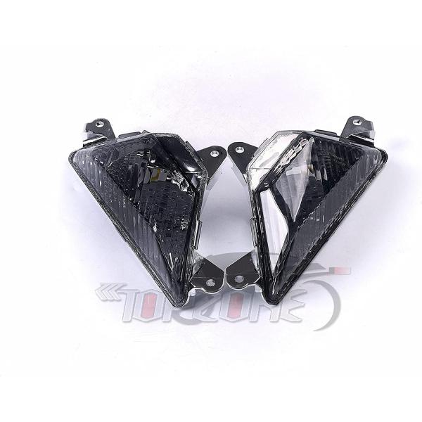 商品名TOPZONE Compatible For Kawasaki 2012-2017 EX650 ER-6F/ Ninja 650 ; 2017-2019 ZX1000SX; 2017-2020 Ninja 1000 ; Front I...