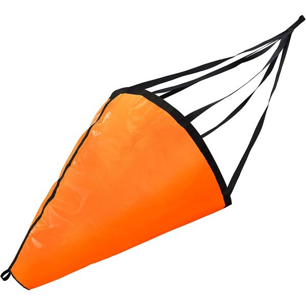 商品名BLUEWING 72"" Drift Sock Sea Anchor 72in Parachute Drift Anchor Drift Sock 6ft 840D Nylon Sea Anchor Drogue for Marin...