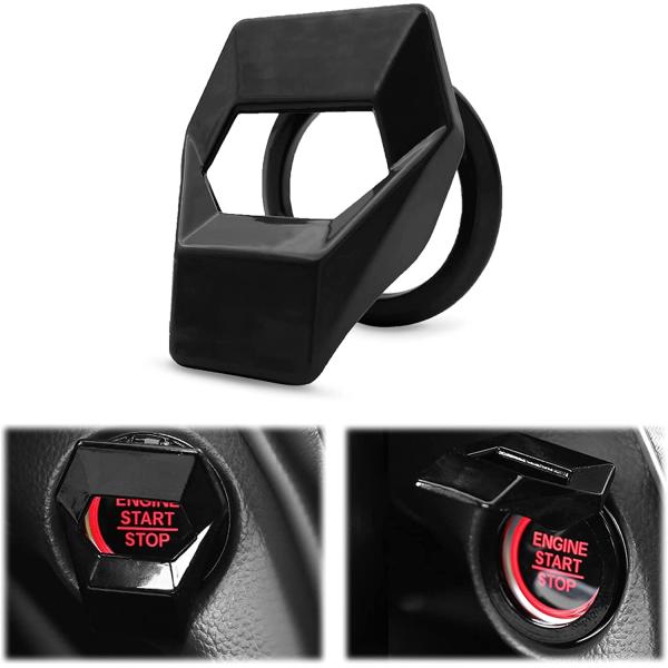 商品名Universal Engine Start/Stop Button Cover, Motors Ignition Switch Trim Cover, Push to Start Button Cover Key Protectiv...
