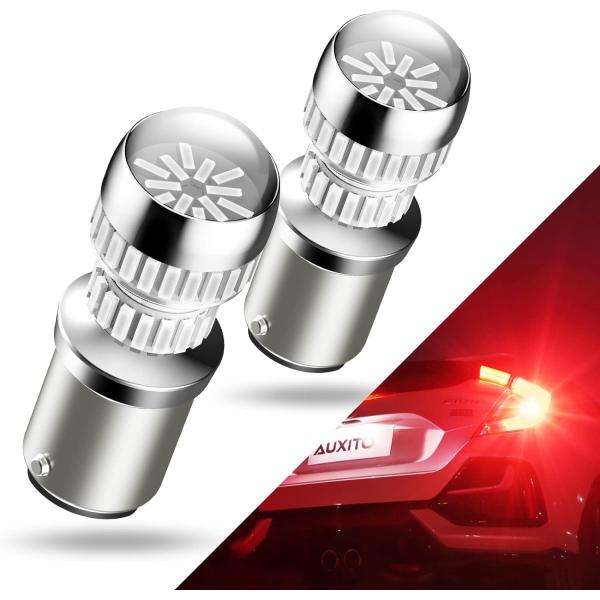 商品名AUXITO Upgraded 1157 2357 LED Bulb Red for Tail Lights Brake Lights 400% Super Bright 2057 2357 7528 BAY15D LED Repla...