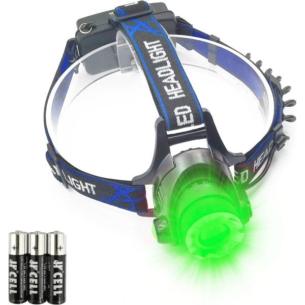 商品名XYSRZ Green Light Headlamp 3 Modes Zoomable Green Headlamp for Hunting Fishing Night Observationブランド：XYSRZ商品サイズ：高さ：10...