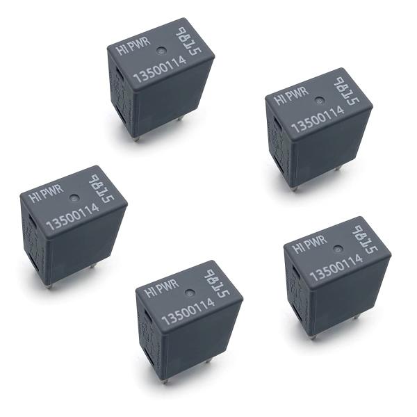 商品名Zoucsj 5パック 4ピンリレー 13500114 ハイパワー 4ターミナル 多目的リレー 8385/9815Zoucsj 5 Pack 4-Pin Relay 13500114 High Power 4 Terminal Mul...