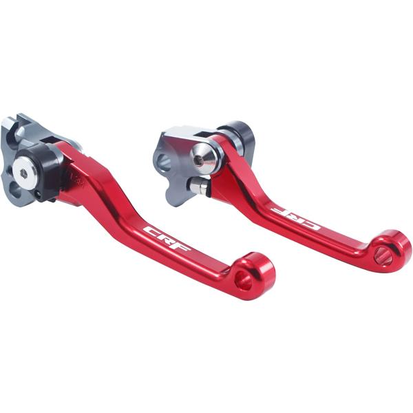 商品名TIRGE Motorcycle CNC Foldable Pivot Clutch Brake Lever Handle for CR125R CR250R 04-07 CRF250R CRF450R 04-06 CRF250X 0...
