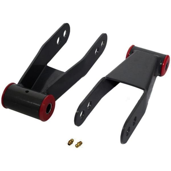 商品名IBESTWOLF 2個 1-2インチ サスペンション リアドロップ 下げシャックルキット 410520交換用 1988-2018 シボレー シルバラード GMC シエラ C/K 1500に対応IBESTWOLF 2Pcs 1-2 I...