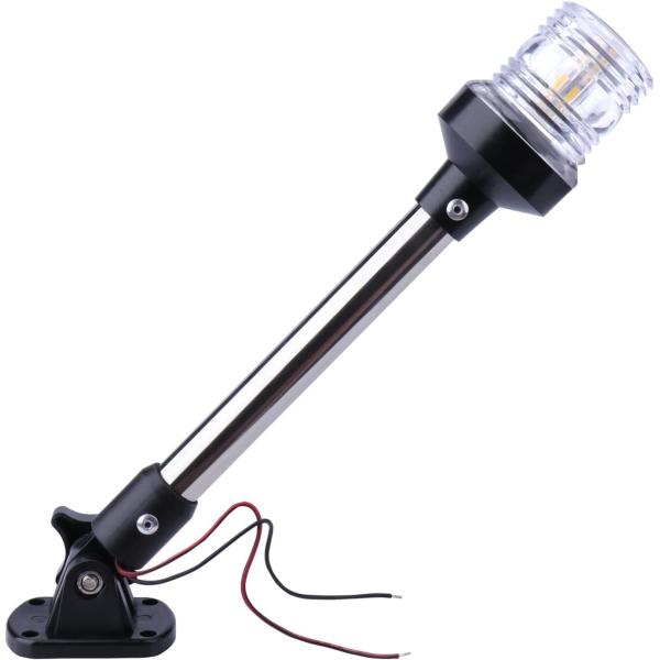 商品名marinexplore Boat Stern Light,White LED Anchor Light,3 Nautical Mile Bimini Top Lights,Boat Light for Pontoon,Fishing...