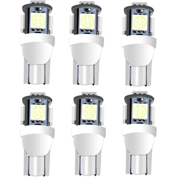 商品名DSSOOY T10 194 168 LED Light Bulb 158 161 175 2825 Instrument Panel Gauge Cluster Dashboard LED Light Bulb 5 SMD Brig...