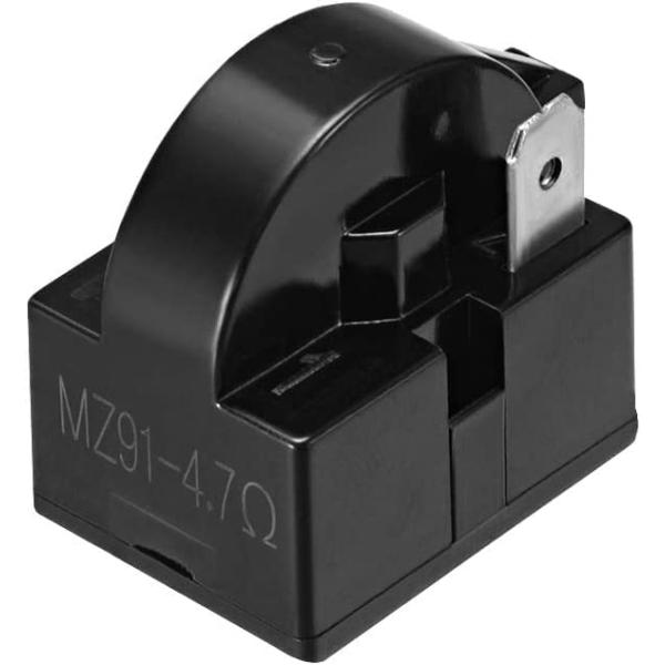 商品名4.7オーム 1ピン 冷蔵庫スタートリレー コンプレッサー用 ブラック4.7 Ohm 1 Pin Refrigerator Start Relay for Compressor Blackブランド：JDYYICZ商品サイズ：高さ：3....