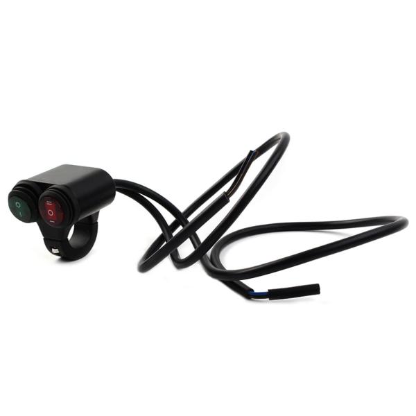 商品名FSFY 7/8 Inch Handlebar Double Control Kill Button Switch Motorcycle Waterproof Headlight Fog Spot Light On Off Switc...