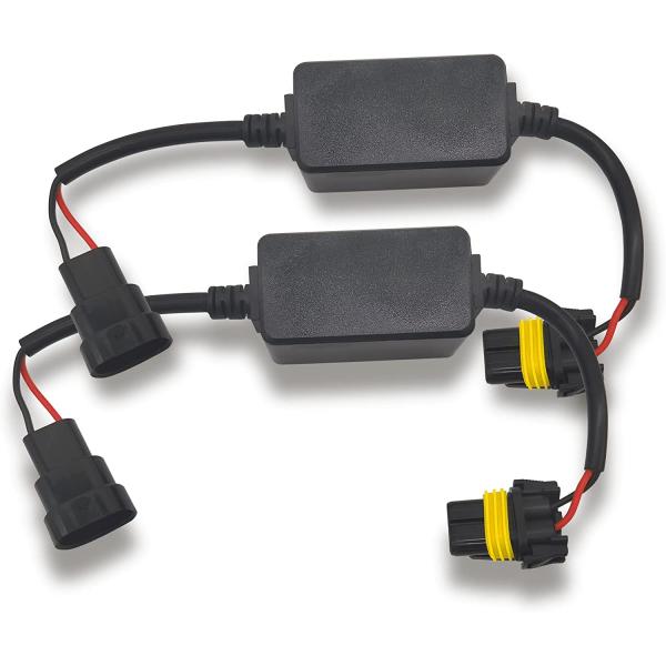 商品名2 Pcs LED Headlight Canbus Error Free Anti Flickering Resistor Decoder, 9005/HB3/9006/HB4/9012 LED Decoder for LED He...