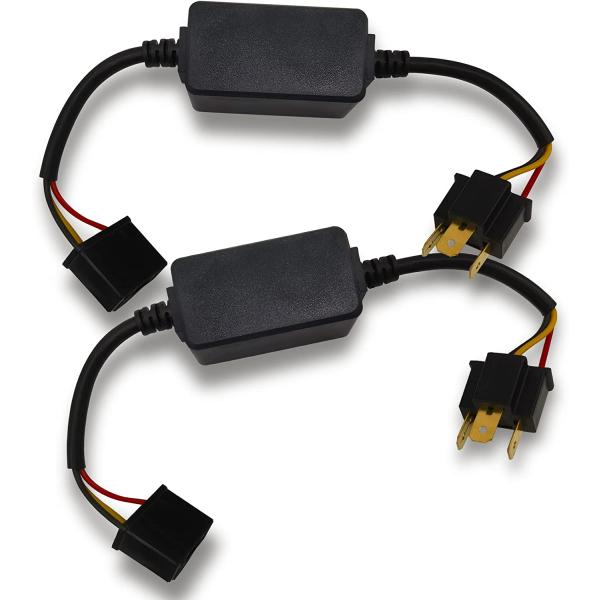 商品名2 Pcs LED Headlight Canbus Error Free Anti Flickering Resistor Decoder, LED Decoder, H4/HB2/9003 Headlight Bulb Decod...